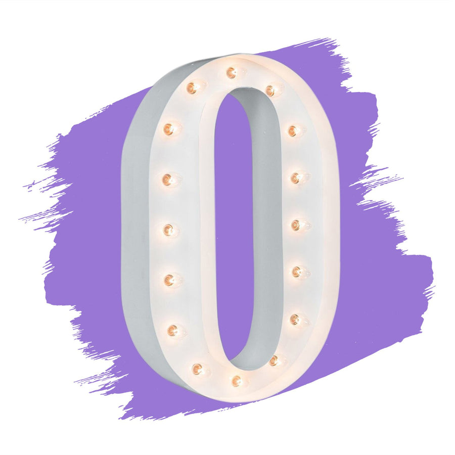 24” Letter O Lighted Vintage Marquee Letters (Rustic) - Buy Marquee ...