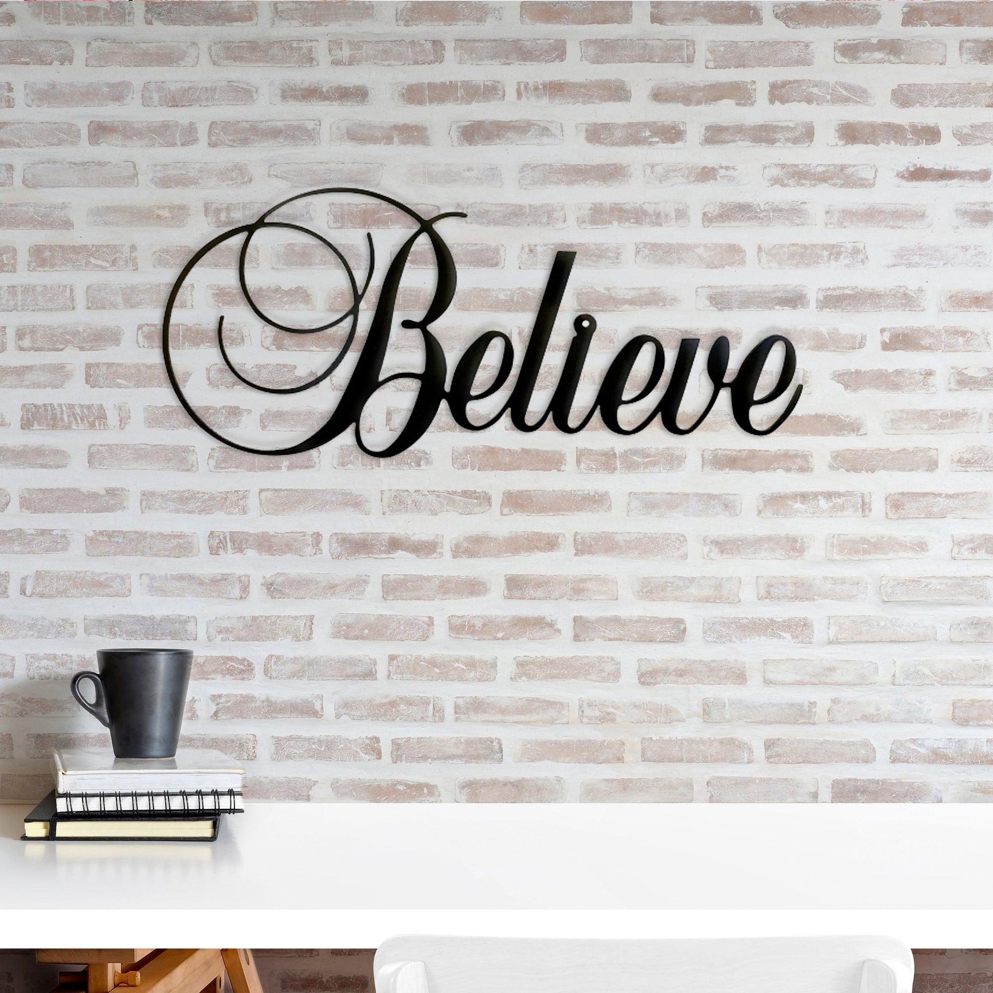 Believe Sign Wall