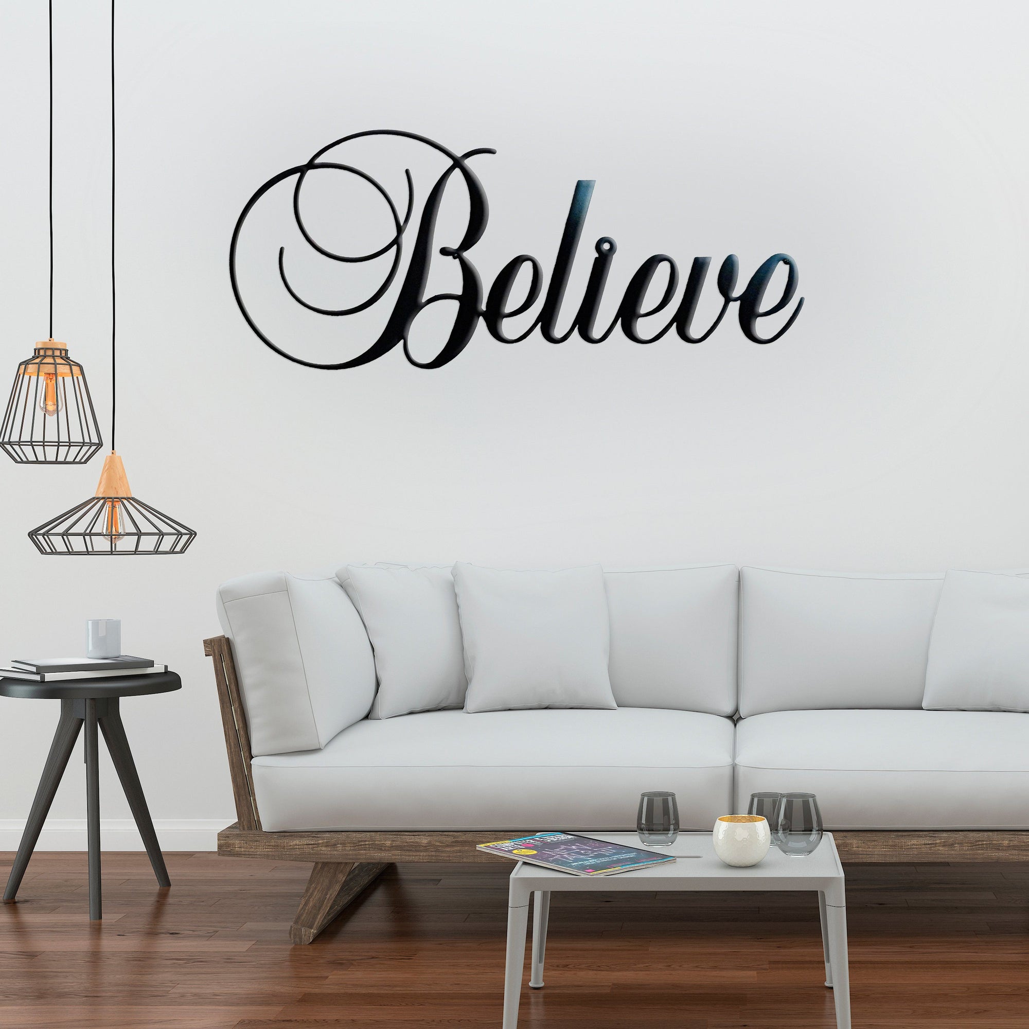 Believe Sign Wall
