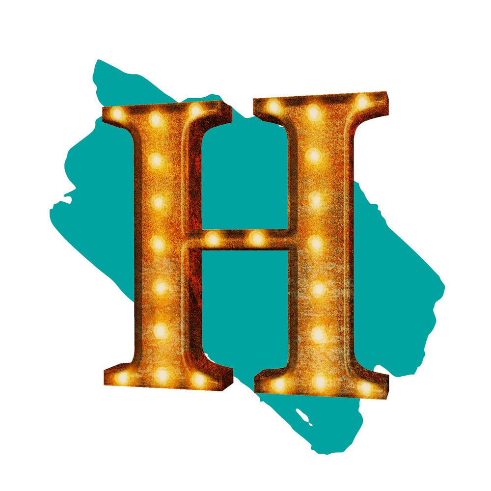 24” Letter A Lighted Vintage Marquee Letters (Rustic) - Buy Marquee ...