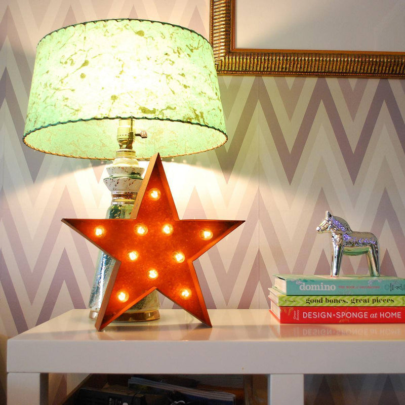 12” Small Star Vintage Marquee Sign with Lights - Buy Marquee Lights ...