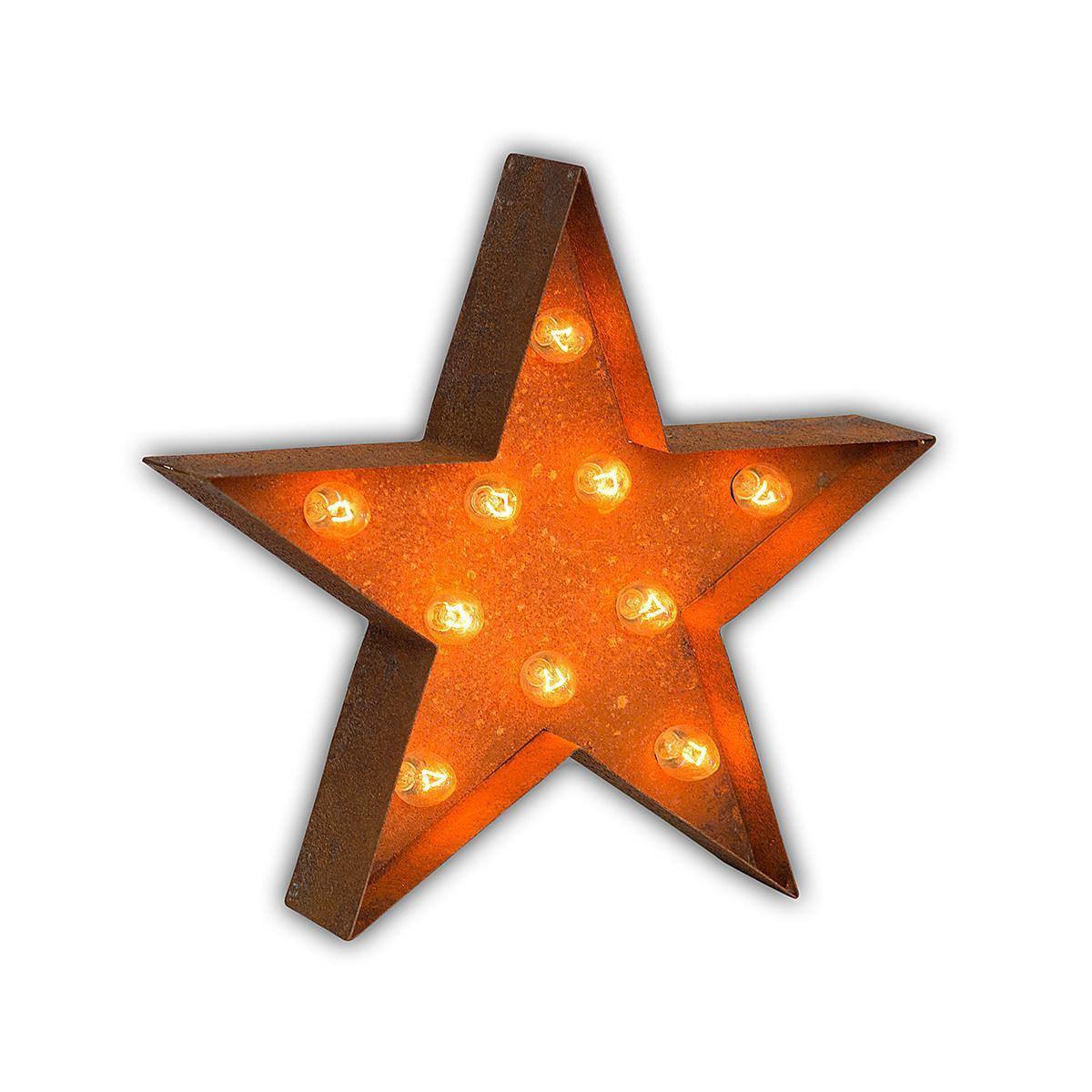 12” Small Star Vintage Marquee Sign with Lights - Buy Marquee Lights ...