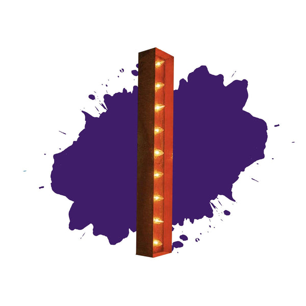 36" Large Rust Letter Lights - The Rusty Marquee