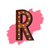 18" Letter R Lighted Vintage Marquee Letters (Modern Font/Rustic) - Buy ...